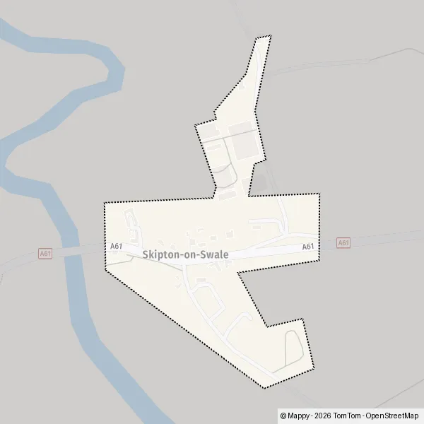 Map Skipton-on-Swale: map of Skipton-on-Swale, Hambleton YO7 4 and ...