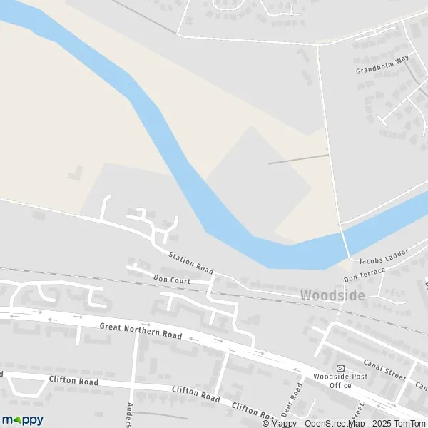 Map Woodside: map of Woodside (AB24 2) and practical information