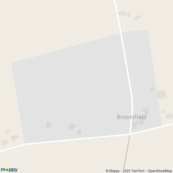 Map Broomfield: map of Broomfield (AB41 8) and practical information