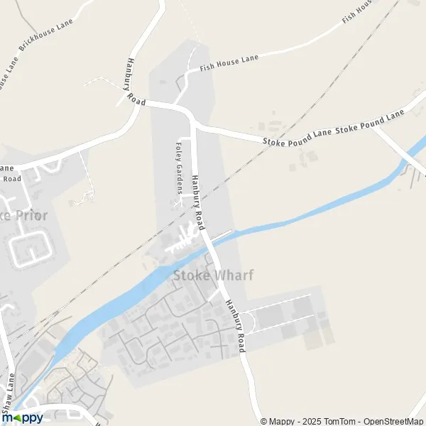 Map Stoke Wharf: map of Stoke Wharf (B60 4) and practical information