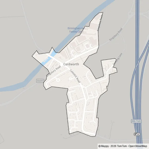 Map Curdworth: map of Curdworth (B76 9) and practical information