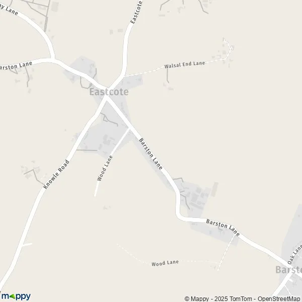 Map Eastcote: map of Eastcote (B92 0) and practical information