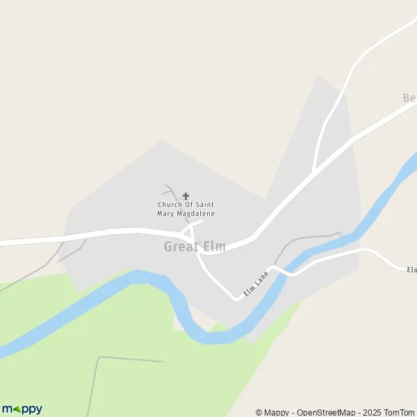 Map Great Elm: map of Great Elm (BA11 3) and practical information