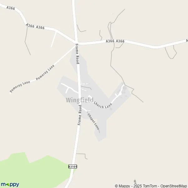 Map Wingfield: map of Wingfield (BA14 9) and practical information