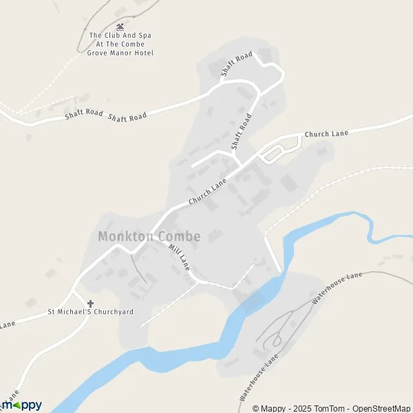 Map Monkton Combe: map of Monkton Combe (BA2 7) and practical information