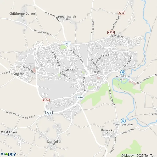 Map Yeovil: map of Yeovil (BA20 1) and practical information
