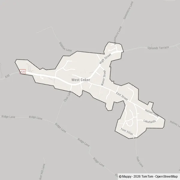 Map West Coker: map of West Coker (BA22 9) and practical information