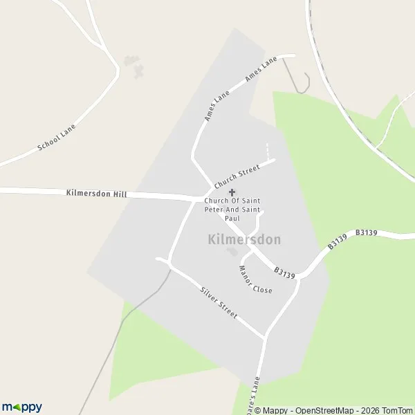 Map Kilmersdon: map of Kilmersdon (BA3 5) and practical information