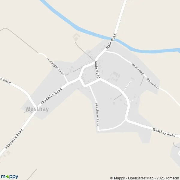 Map Westhay: map of Westhay (BA6 9) and practical information
