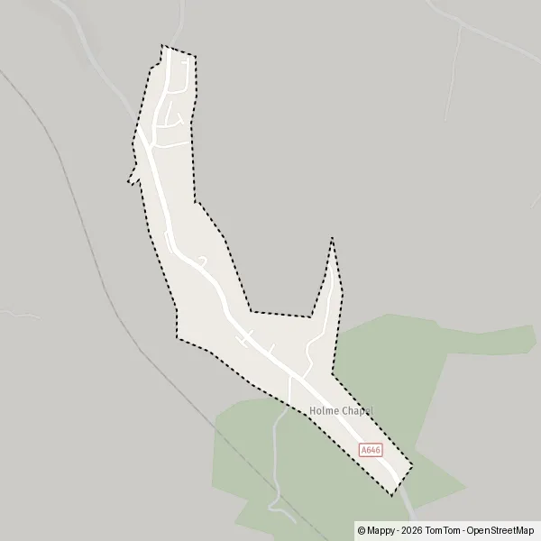 Map Holme Chapel: map of Holme Chapel (BB10 4) and practical information