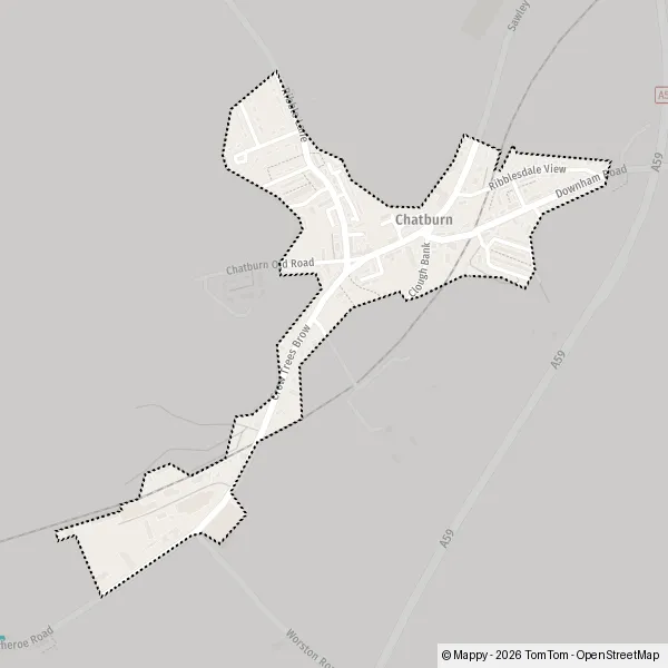 Map Chatburn: map of Chatburn (BB7 4) and practical information