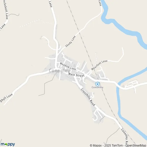 Map Cononley: map of Cononley (BD20 8) and practical information