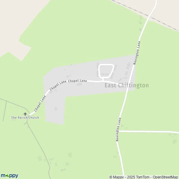 Map East Chiltington: map of East Chiltington (BN7 3) and practical ...