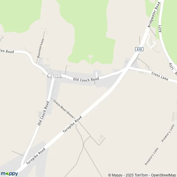 Map Cross: map of Cross (BS26 2) and practical information