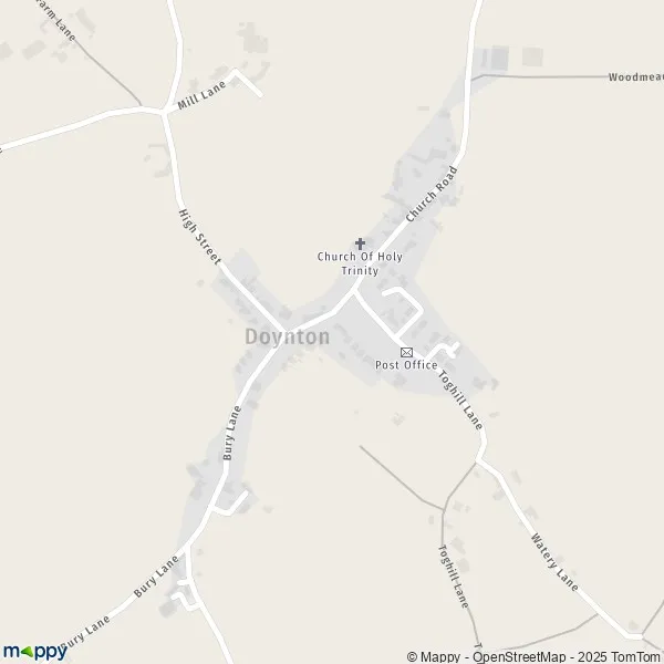 Map Doynton: map of Doynton (BS30 5) and practical information