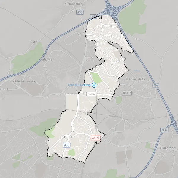 Map Filton: map of Filton (BS34 7) and practical information
