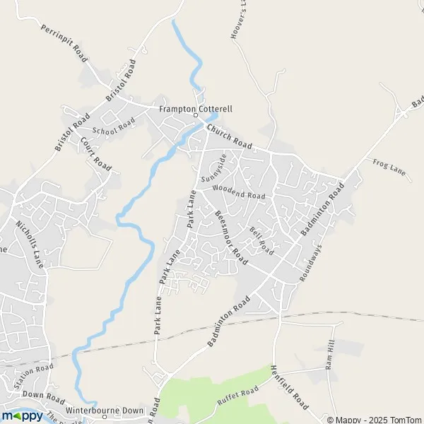Map Frampton Cotterell: map of Frampton Cotterell (BS36 2) and ...