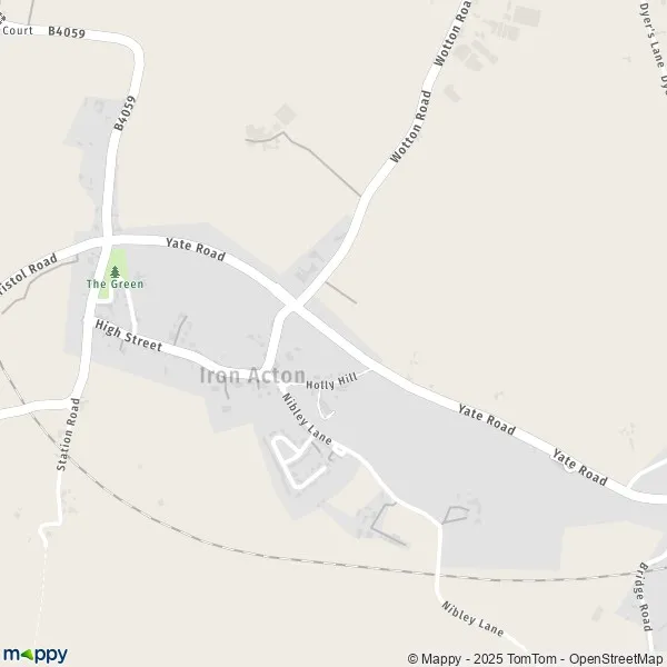 Map Iron Acton: map of Iron Acton (BS37 9) and practical information