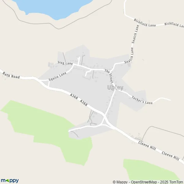 Map Ubley: map of Ubley (BS40 6) and practical information