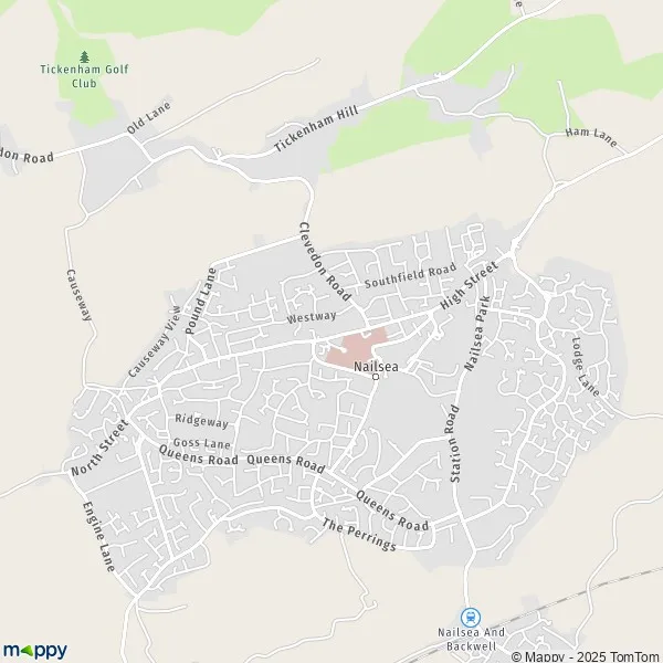 Map Nailsea: map of Nailsea (BS48 2) and practical information