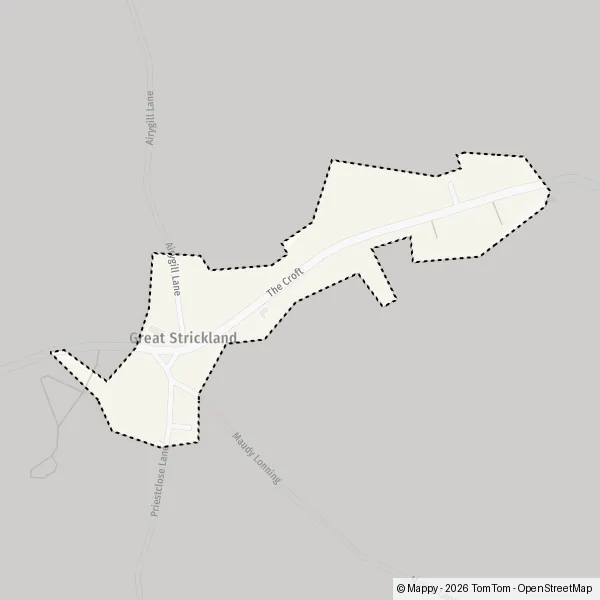 Map Great Strickland: map of Great Strickland (CA10 3) and practical ...