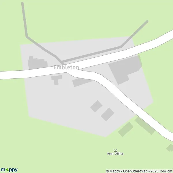 Map Embleton: map of Embleton (CA13 9) and practical information