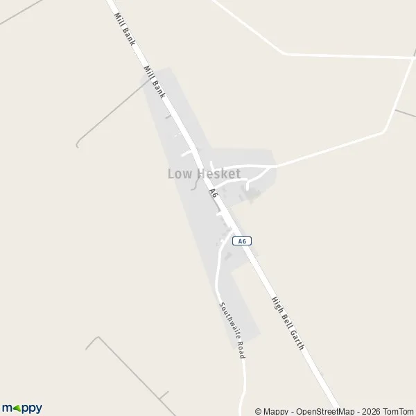 Map Low Hesket: map of Low Hesket (CA4 0) and practical information