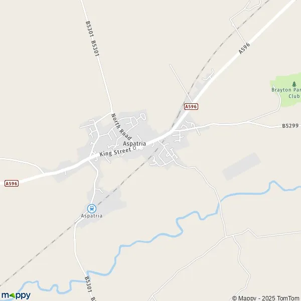 Map Aspatria: map of Aspatria (CA7 3) and practical information