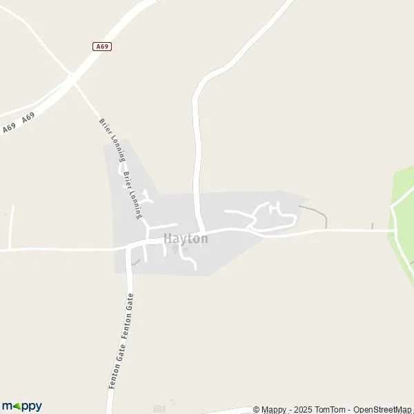 Map Hayton: map of Hayton (CA8 9) and practical information