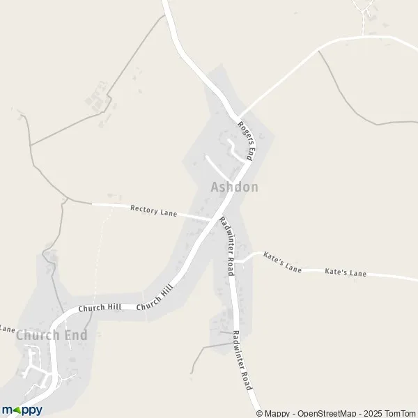 Map Ashdon: map of Ashdon (CB10 2) and practical information