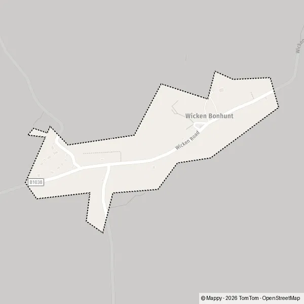 Map Wicken Bonhunt: map of Wicken Bonhunt (CB11 3) and practical ...