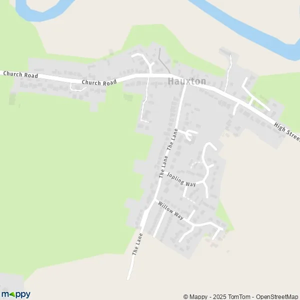 Map Hauxton: map of Hauxton (CB22 5) and practical information