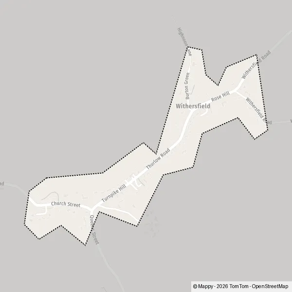 Map Withersfield: map of Withersfield (CB9 7) and practical information