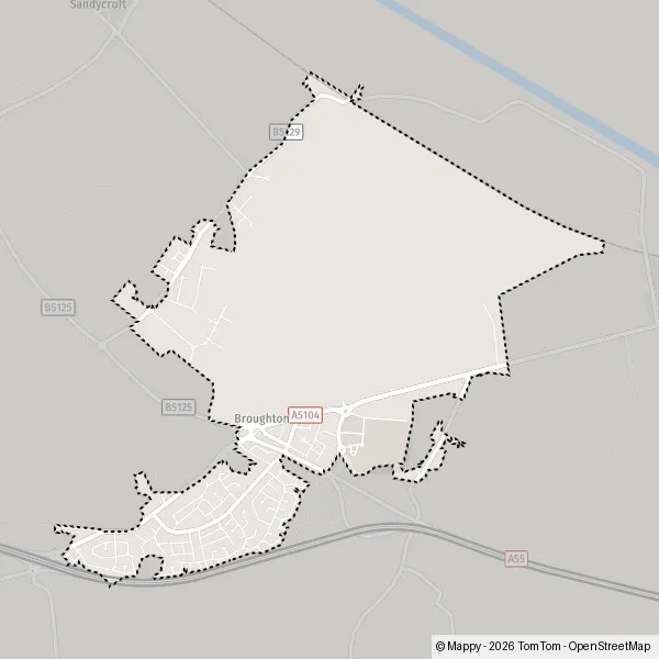 Map Broughton: map of Broughton (CH4 0) and practical information