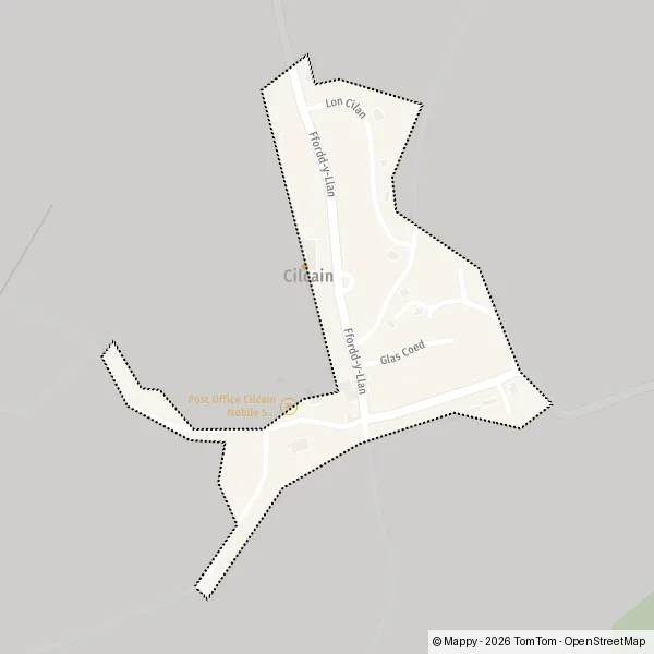 Map Cilcain: map of Cilcain (CH7 5) and practical information