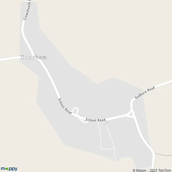 Map Downham: map of Downham (CM11 1) and practical information