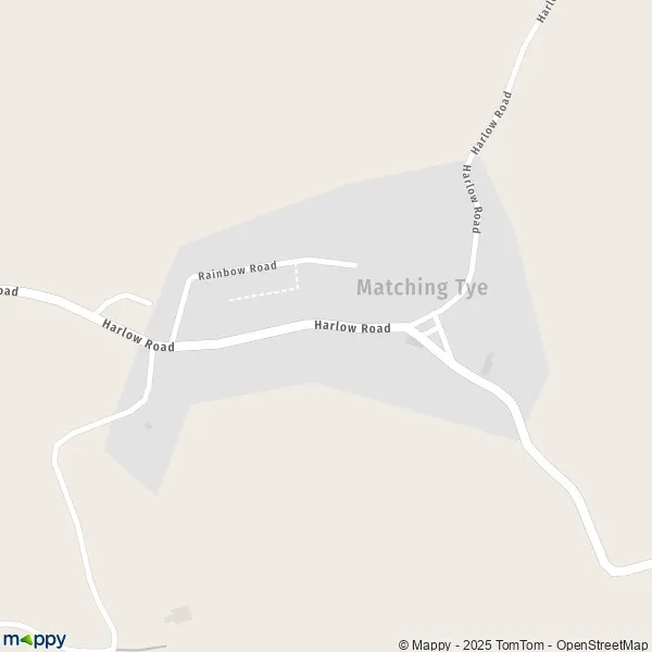 Map Matching Green: map of Matching Green (CM17 0) and practical ...