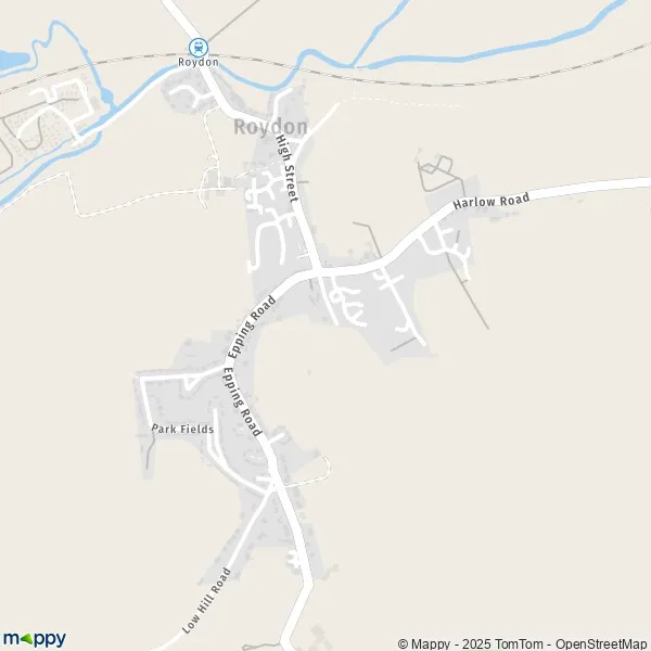 Map Roydon: map of Roydon (CM19 5) and practical information