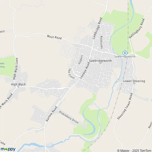 Map Sawbridgeworth: map of Sawbridgeworth (CM21 9) and practical ...