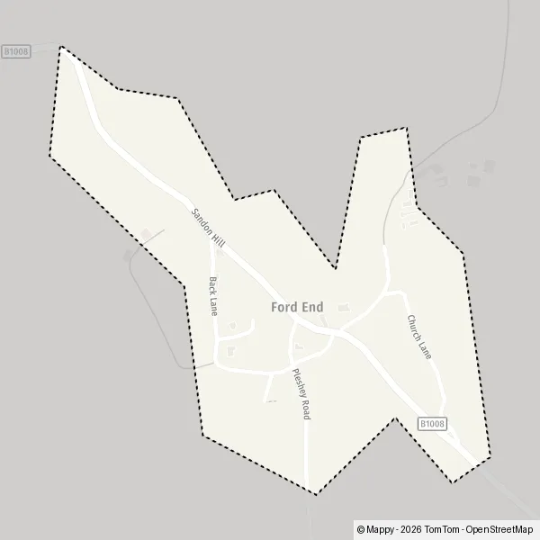 Map Ford End: map of Ford End (CM3 1) and practical information