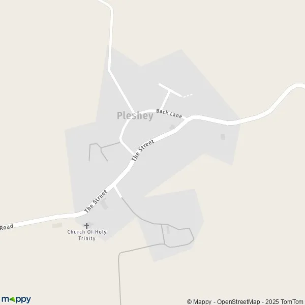 Map Pleshey: map of Pleshey (CM3 1) and practical information