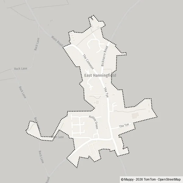 Map East Hanningfield: map of East Hanningfield (CM3 8) and practical ...
