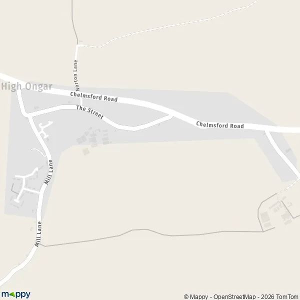 Map High Ongar: map of High Ongar (CM5 9) and practical information