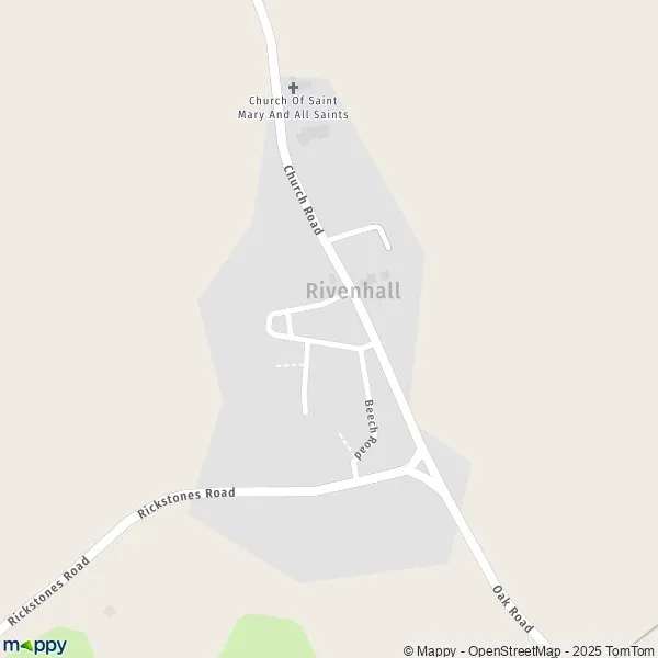 Map Rivenhall: map of Rivenhall (CM8 3) and practical information