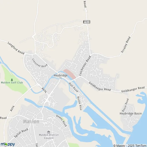 Map Heybridge: map of Heybridge (CM9 4) and practical information