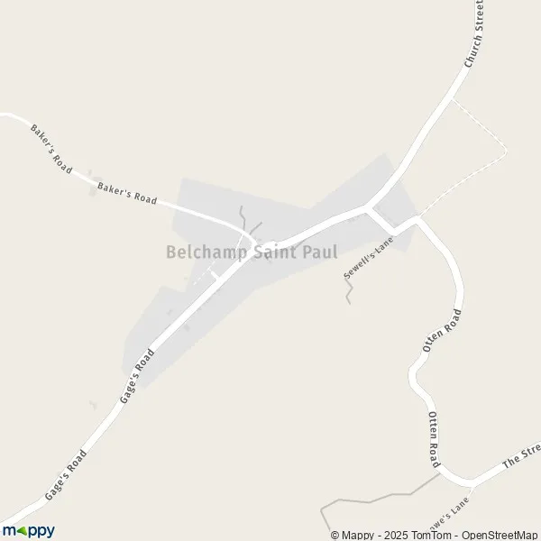 Map Belchamp Saint Paul: map of Belchamp Saint Paul (CO10 7) and ...