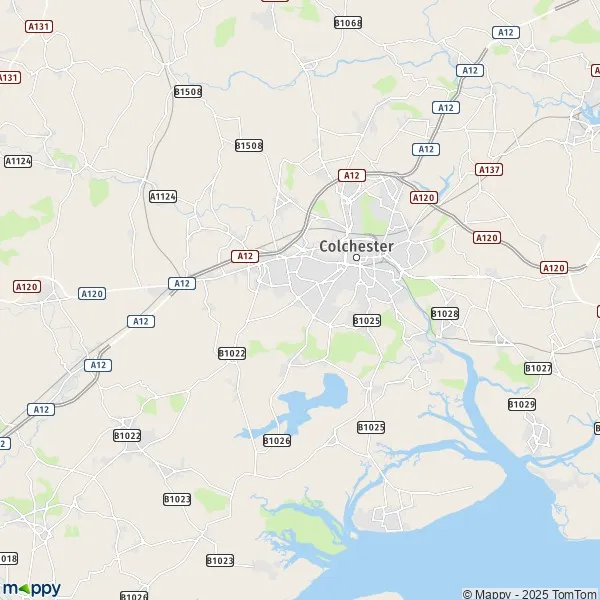 Map Colchester: map of Colchester (CO5 8) and practical information