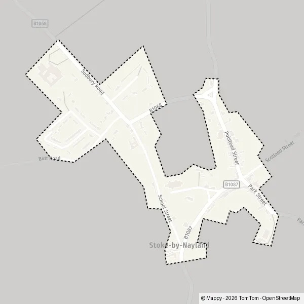 Map Stoke-by-Nayland: map of Stoke-by-Nayland (CO6 4) and practical ...