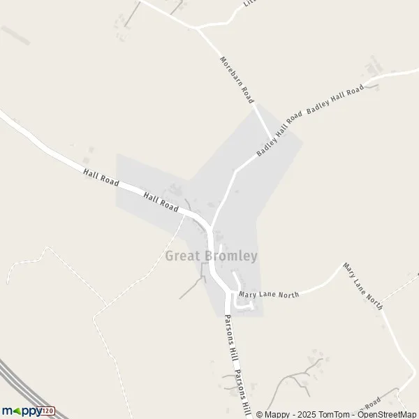 Map Great Bromley: map of Great Bromley (CO7 7) and practical information