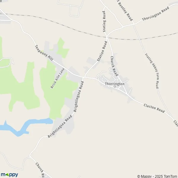 Map Thorrington: map of Thorrington (CO7 8) and practical information